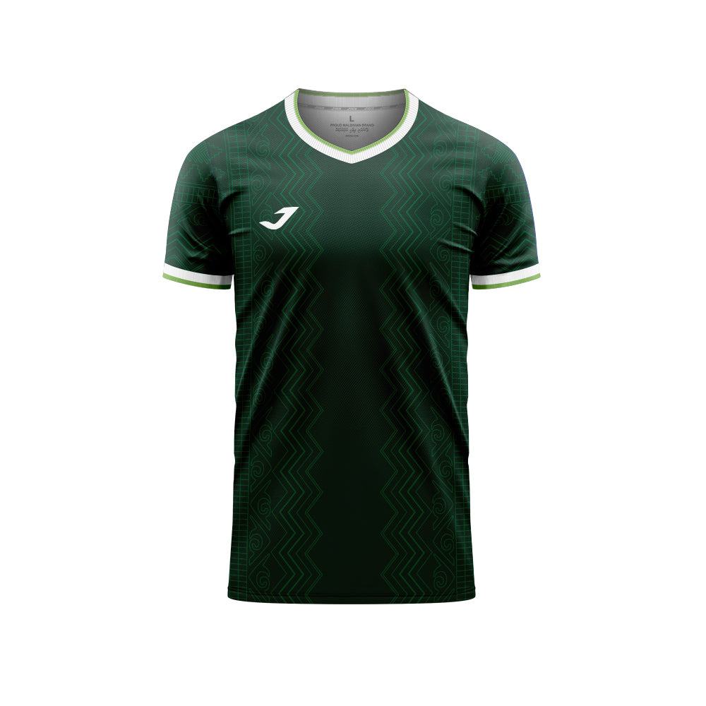 Kunaa Aztec Green Lines SS Jersey – Jerzia