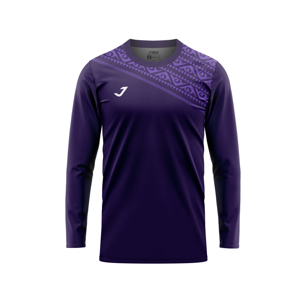 Kunaa Diagonal Purple LS Jersey – Jerzia